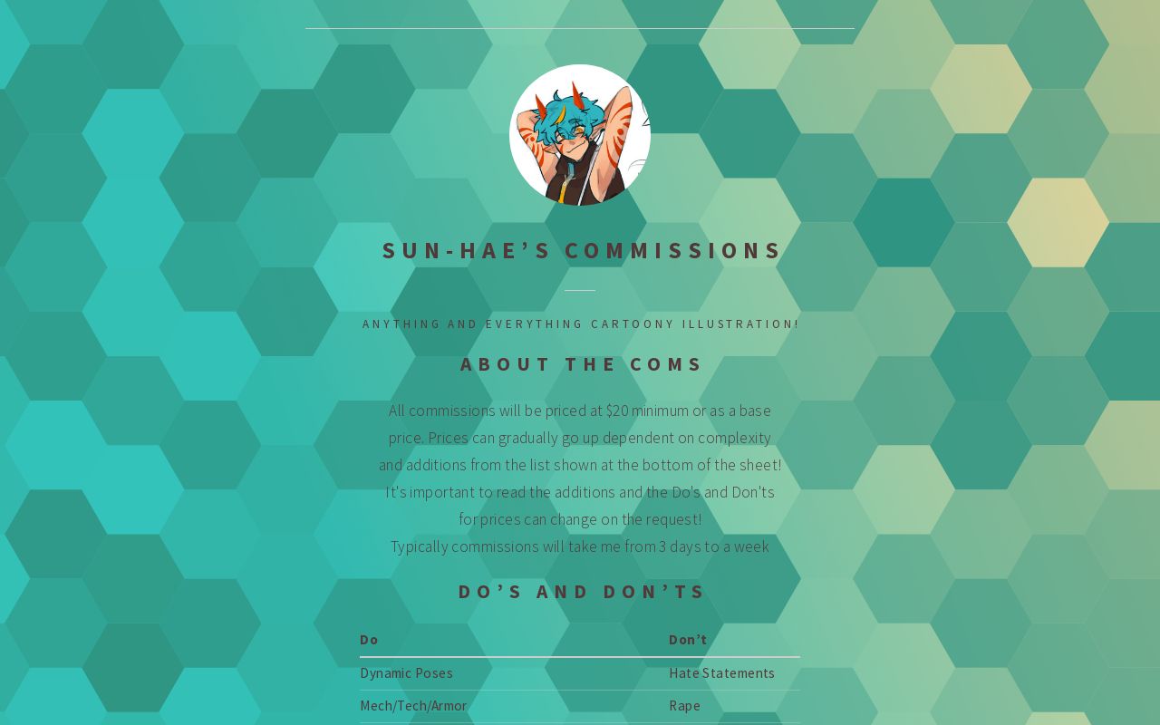 Sun-Hae’s Commissions